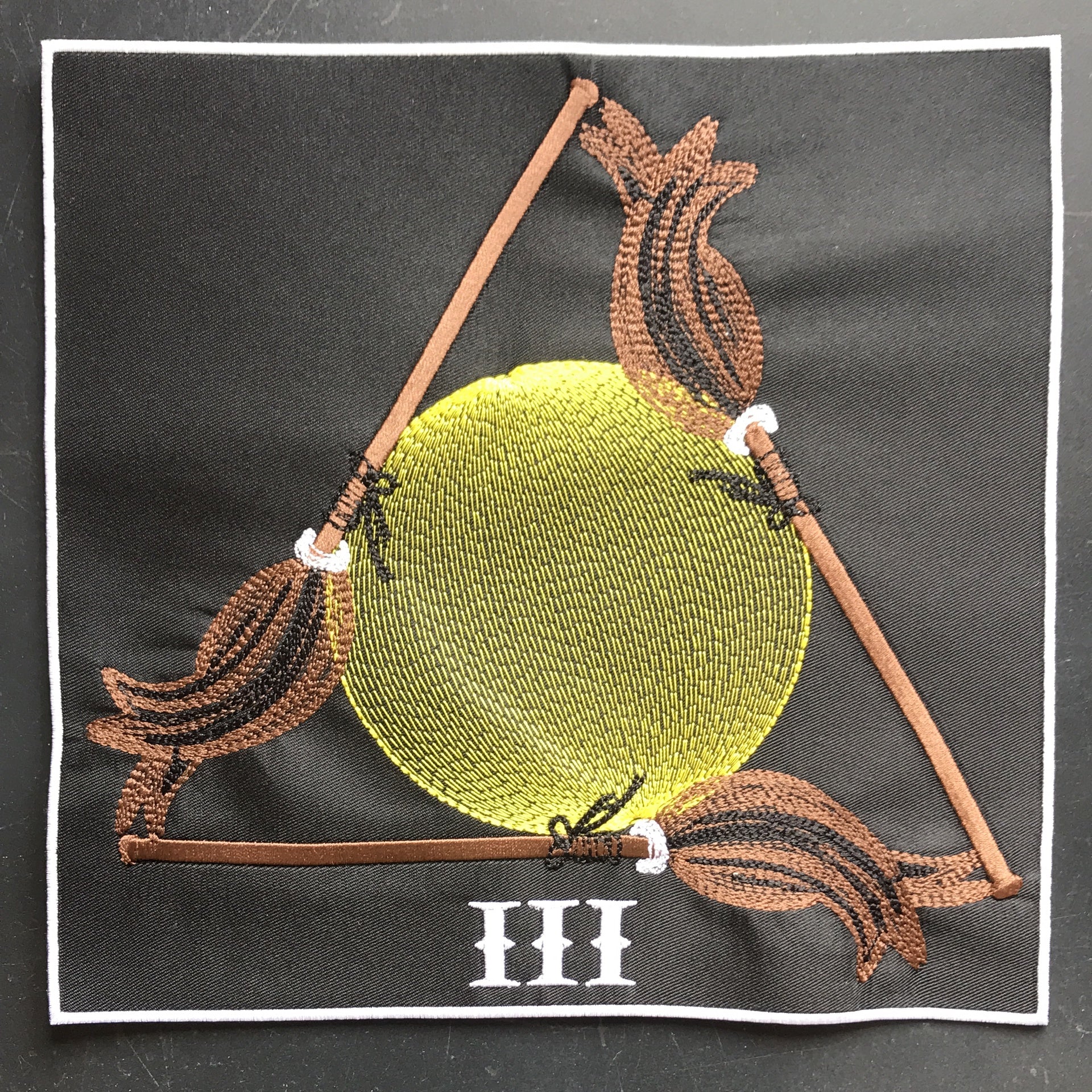 Junkyard Witch Three Brooms Full Moon Back Patch – Two Rivers & Weird ...